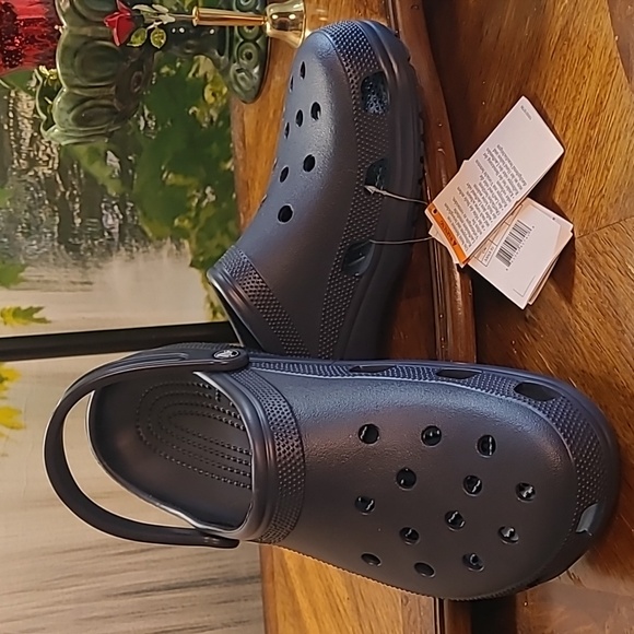 CROCS | Shoes | New With Tags Adult Classic Clog Crocs Shoes Navy Blue ...